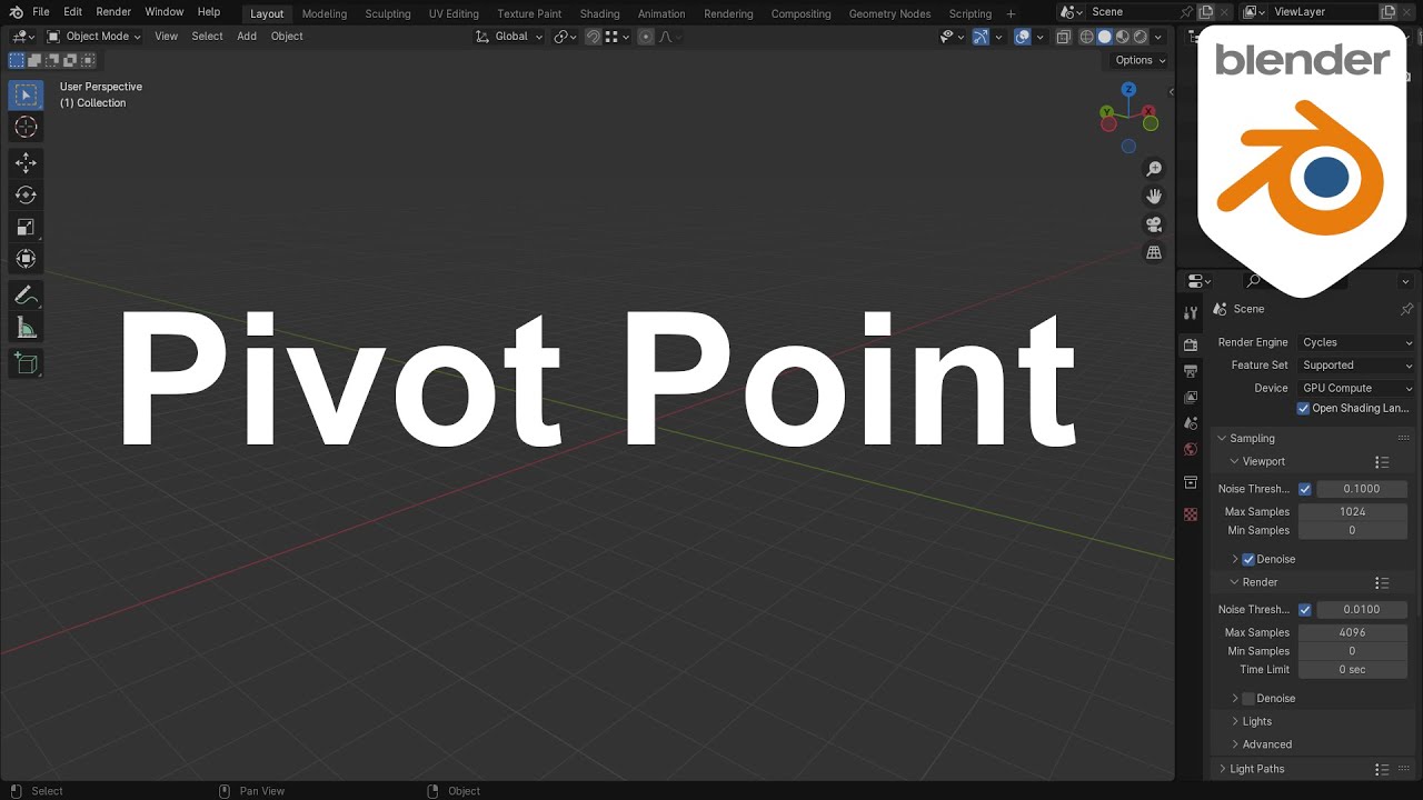 05- Pivot Point In Blender - YouTube