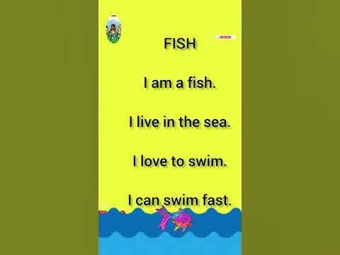 short Essay/Fish 🐟 || essay writing for kids || how to write an essay ...