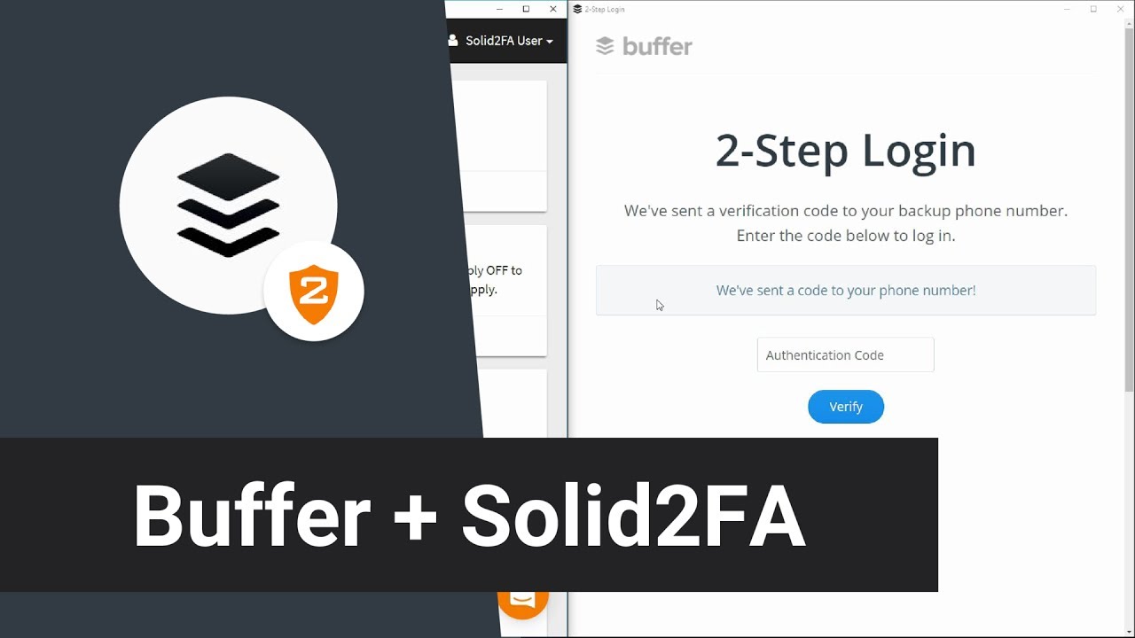 Buffer + Solid2FA — Secure 2-Step Login for your Buffer Account - YouTube