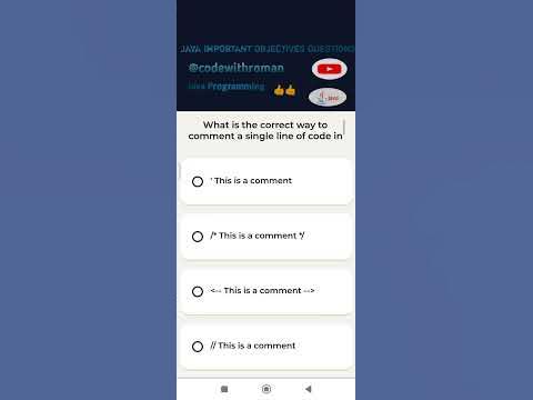 Comments in Java #learning - YouTube