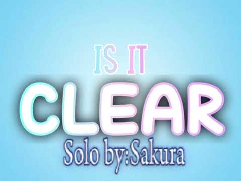 Is it clear? Official Soundtrack Blossom Beauties Solo By Sakura