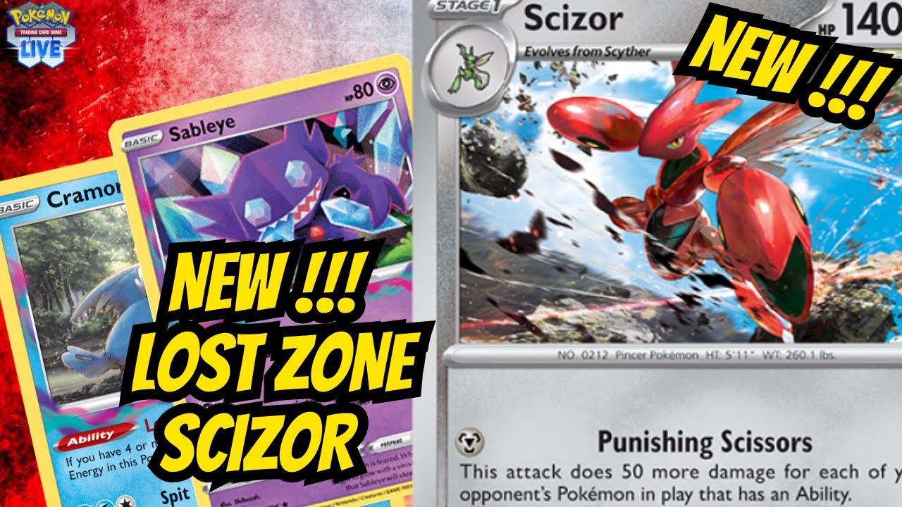 New Lost Zone Scizor Deck Profile | Pokemon Trading Card Game Live ...