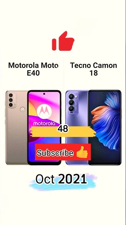 Motorola moto e40 vs tecno camon 18 specification, #shorts #motoe40 #tecnocamon18 #hinfo - YouTube