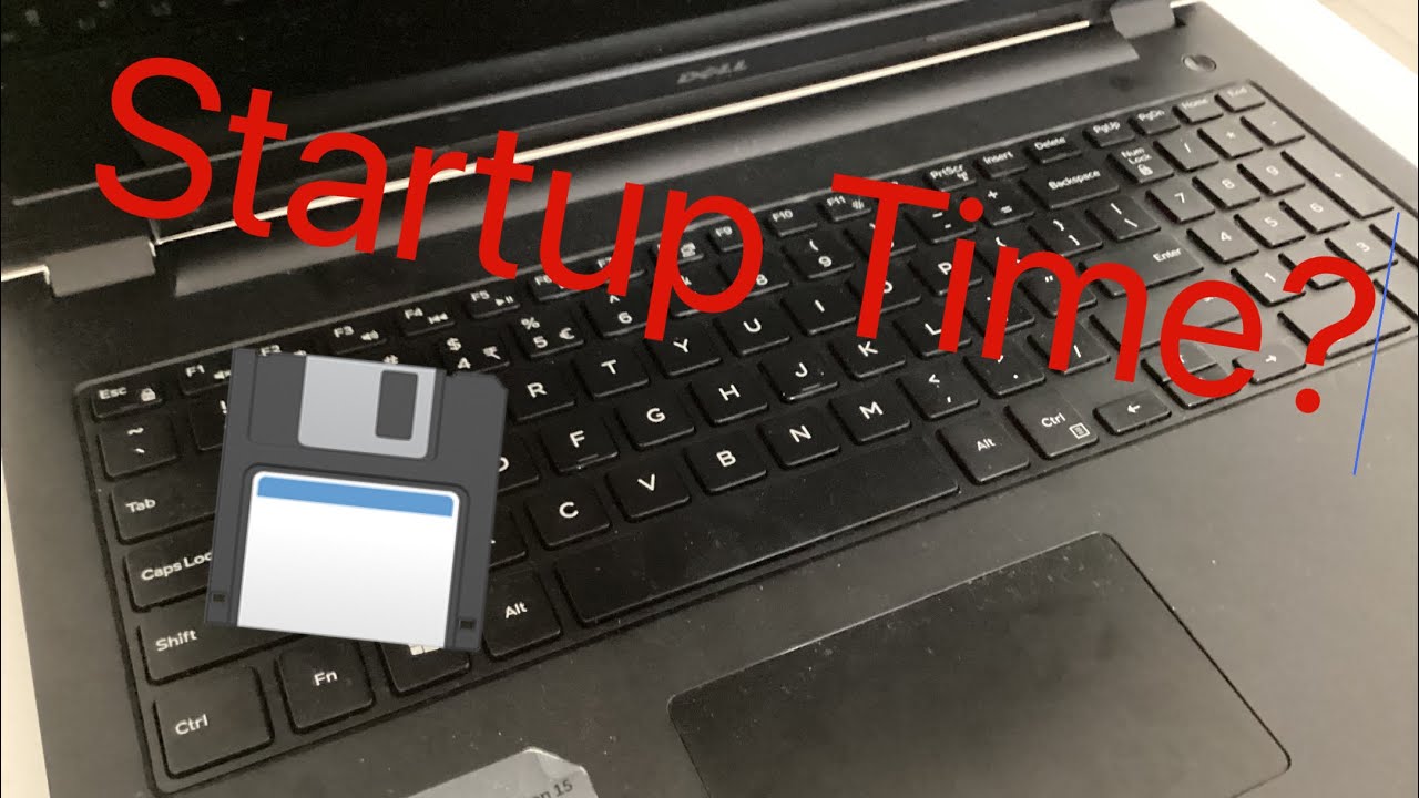 My old PC startup time - YouTube