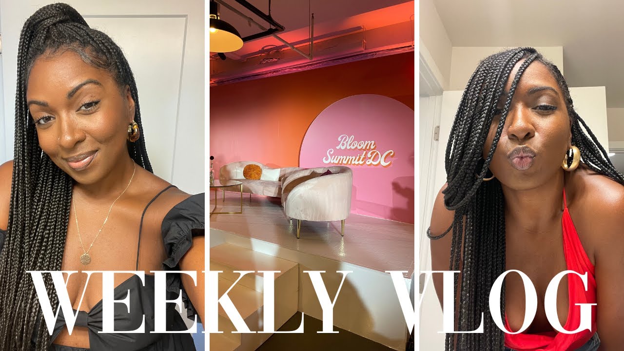 WEEKLY VLOG: new rug, trying new restaurants, dating in DC & the bloom summit! - YouTube