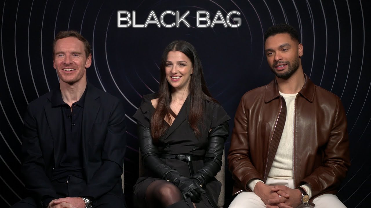Michael Fassbender, Marisa Abela, And Regé-Jean Page Talk Spy Games and BLACK BAG - YouTube
