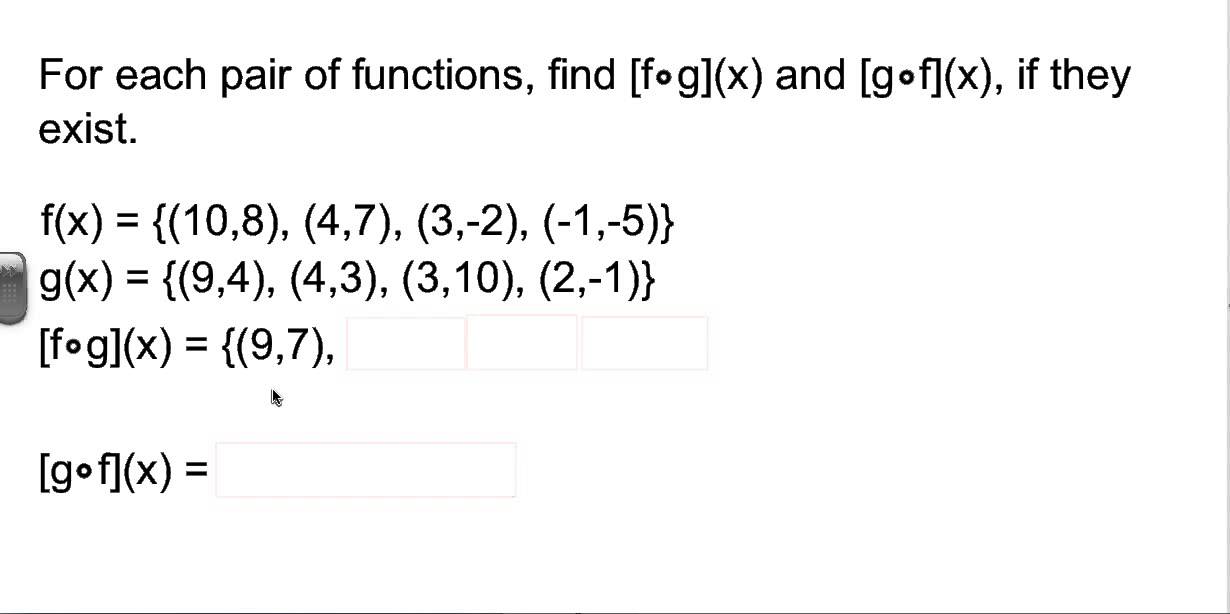 Alg 2 6 1 Operations On Functions Youtube