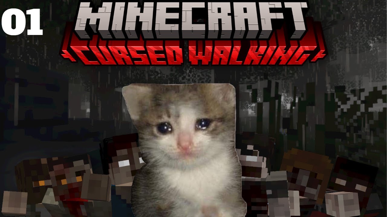 Noobs First Hardcore World- Cursed Walking Mod - YouTube