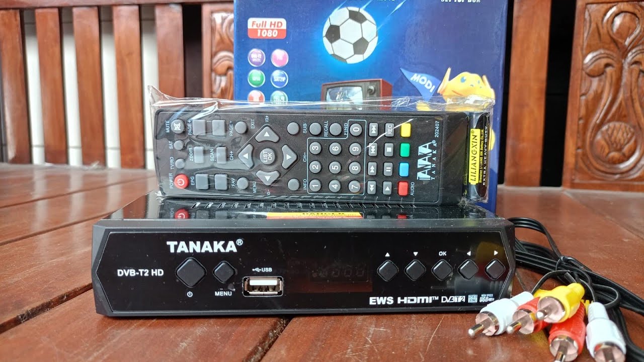 Set top box Tanaka metal V2 Harga merakyat kwalitas mantap - YouTube