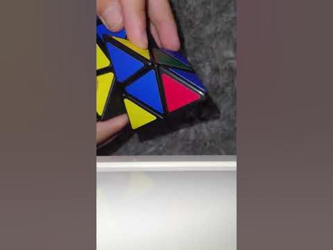 How to solve the pyraminx intuitive with only three algorithms - YouTube