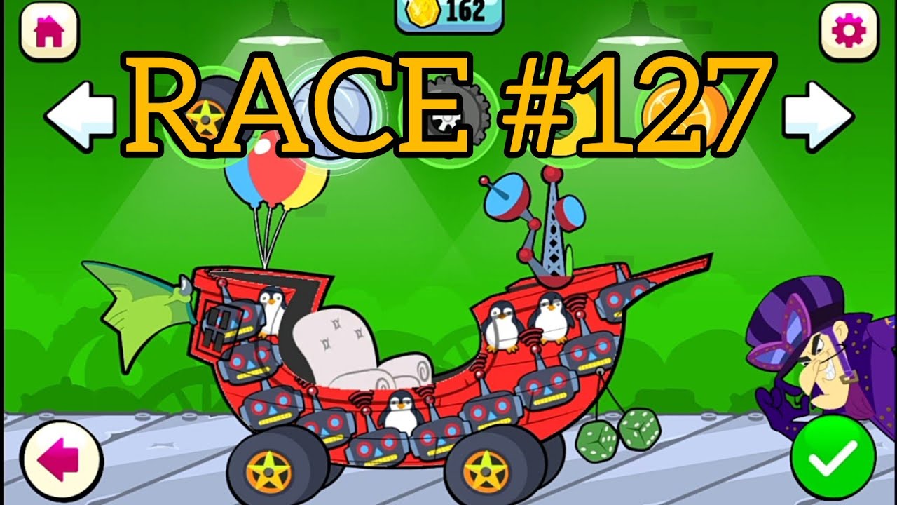RACE #127 The Wacky Racers | Boomerang Make And Race 2 - Cartoon Racing ...