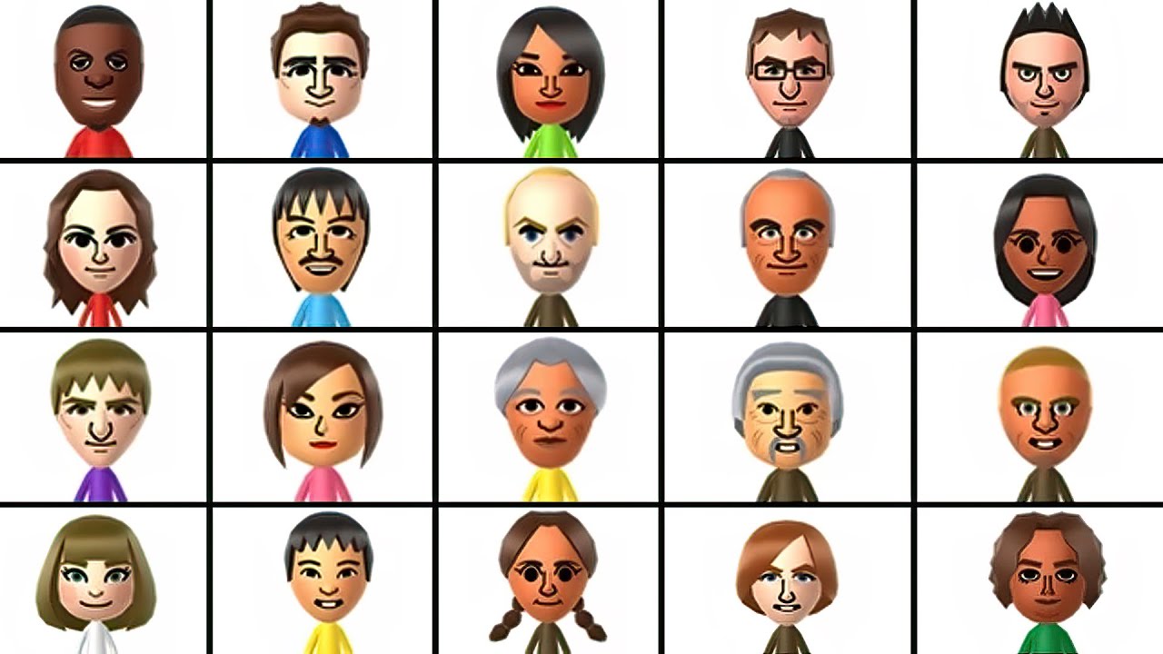 Wii Party U - All Mii Standard Characters - YouTube