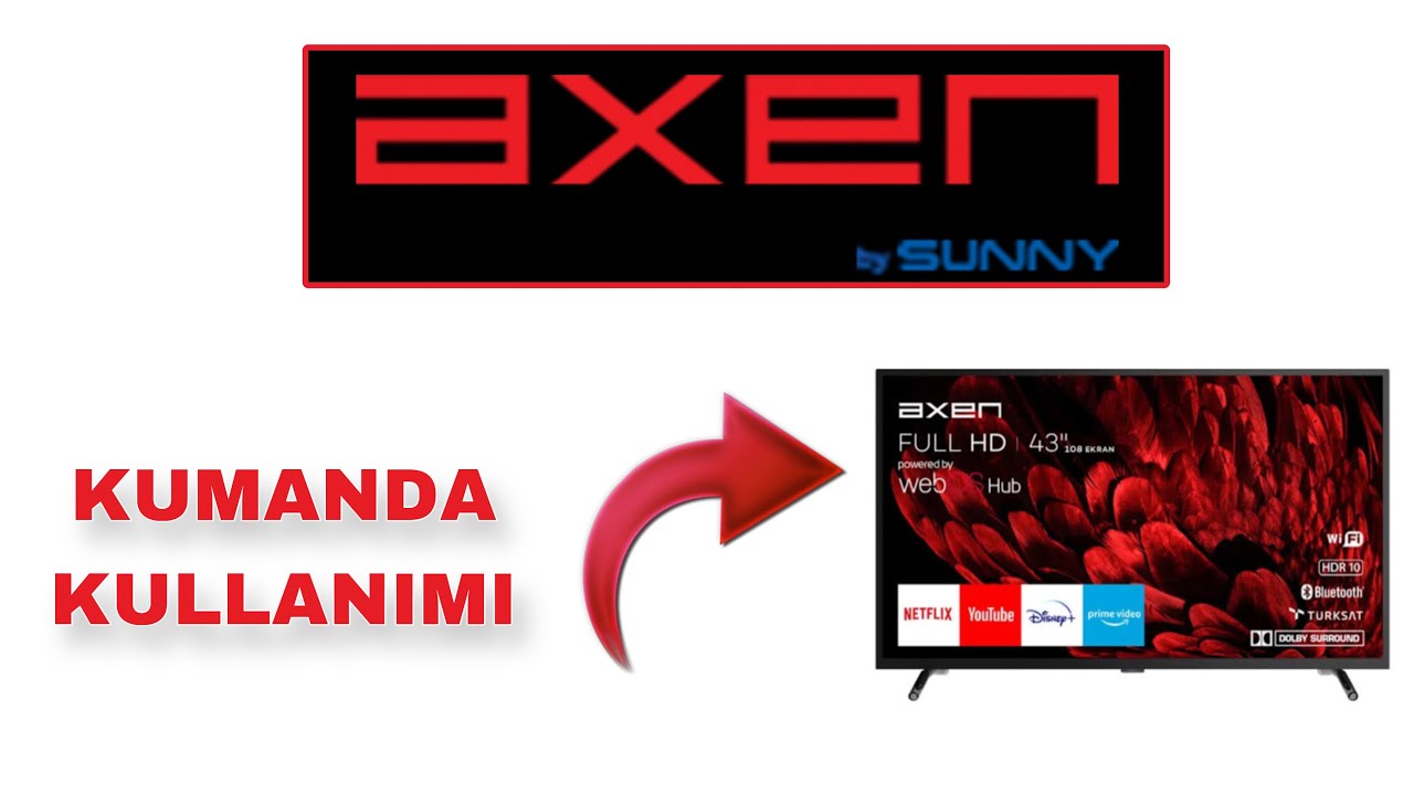 Axen Tv Kumandası Kullanımı - Axen Tv Akıllı Kumanda - YouTube