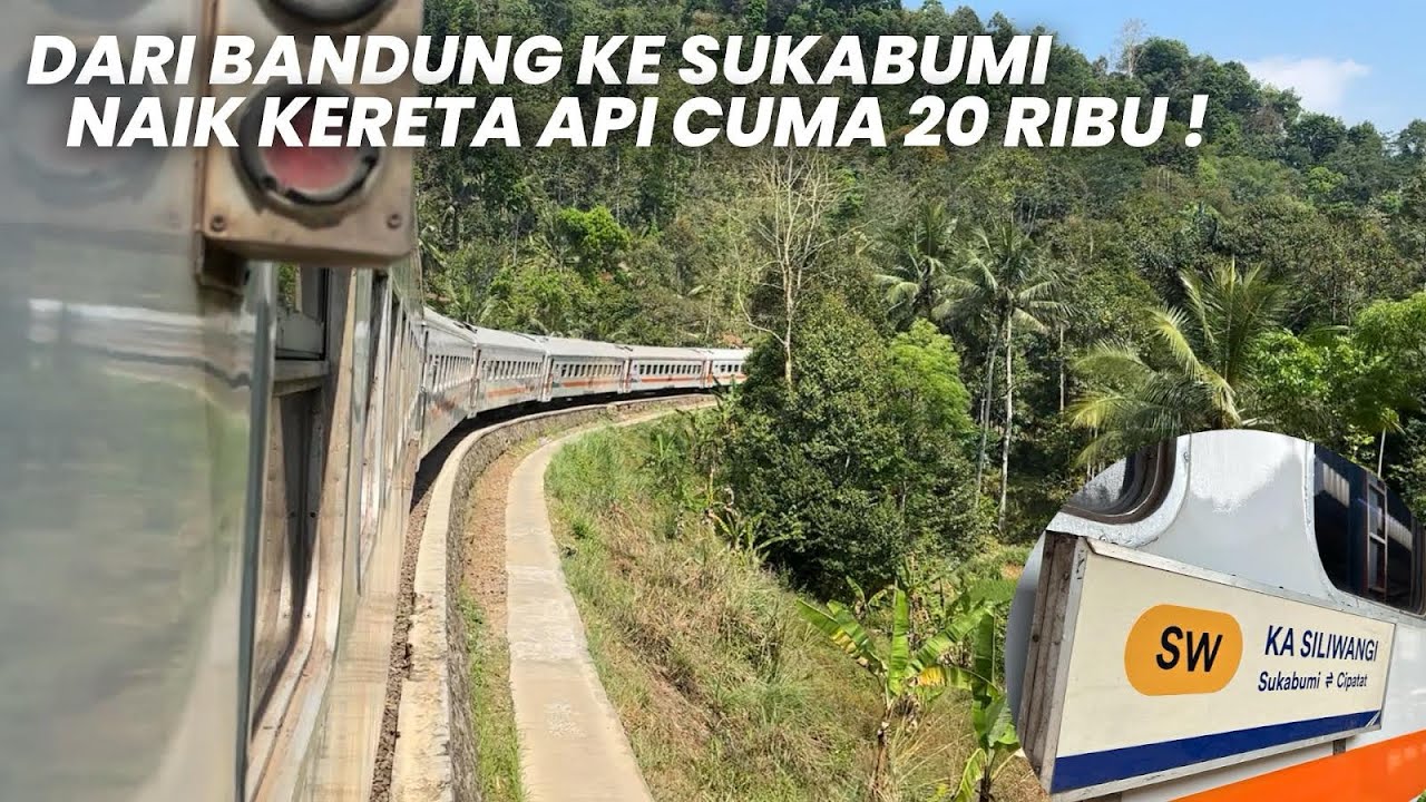 BANDUNG - SUKABUMI NAIK KERETA CUMA 20RIBUAN‼️Trip KA Lokal Bandung ...