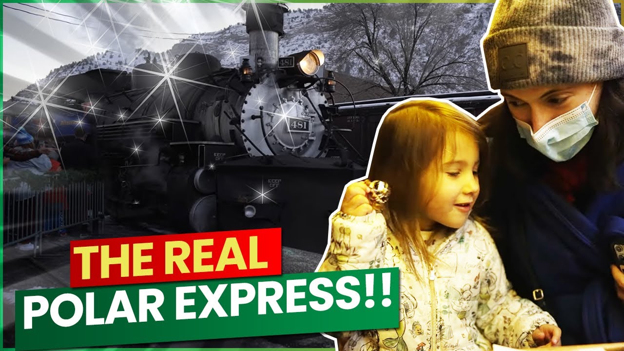 Visiting the NORTH POLE on the REAL Polar Express!! | The Christmas ...