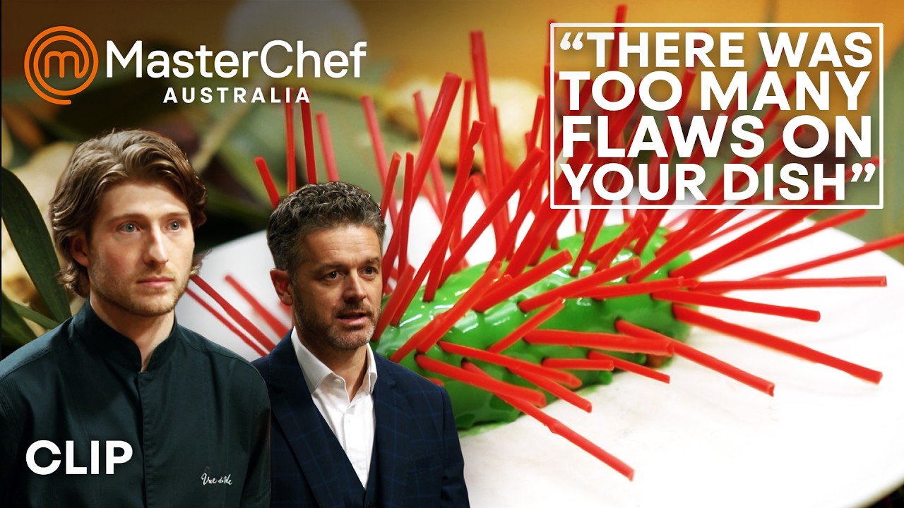 Hugh Allen Pressure Test Elimination | MasterChef Australia ...