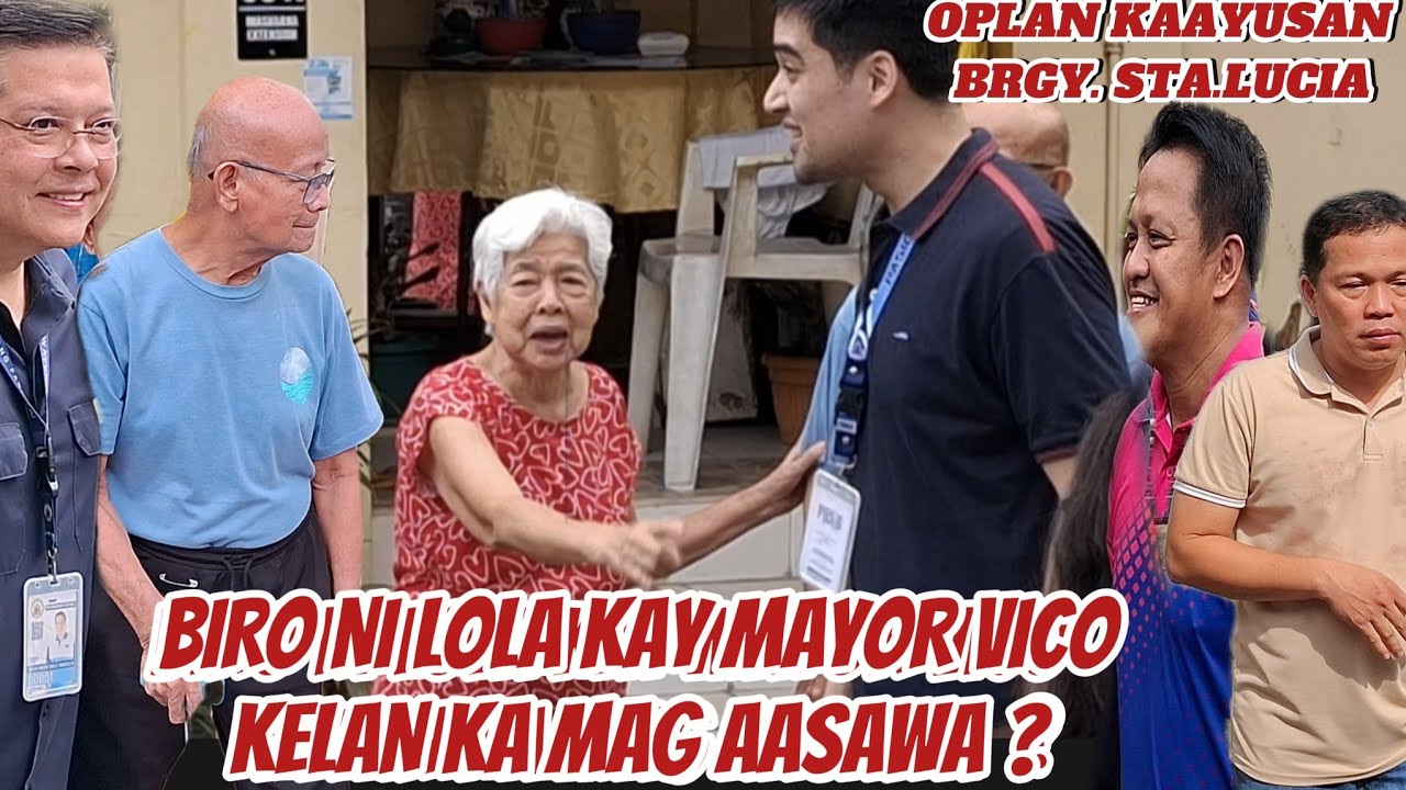 MAYOR VICO KELAN KA MAGAASAWA BIRO NG LOLA - YouTube