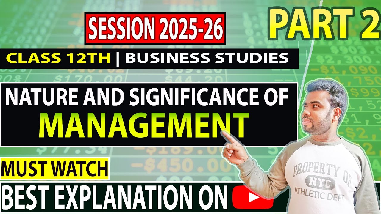 CLASS 12TH BUSINESS STUDIES CHAPTER 1 |NATURE AND SIGNIFICANCE OF ...