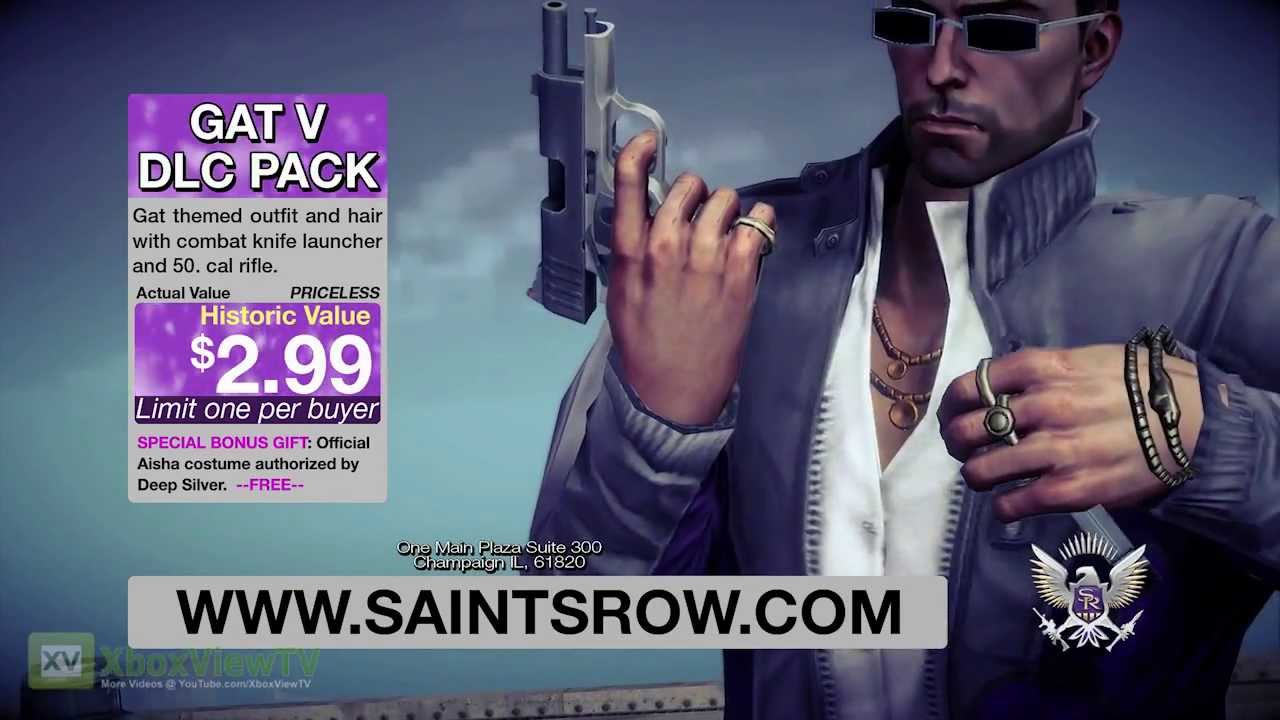 Saints Row 4 | "GAT V" DLC Pack Trailer [EN] - YouTube