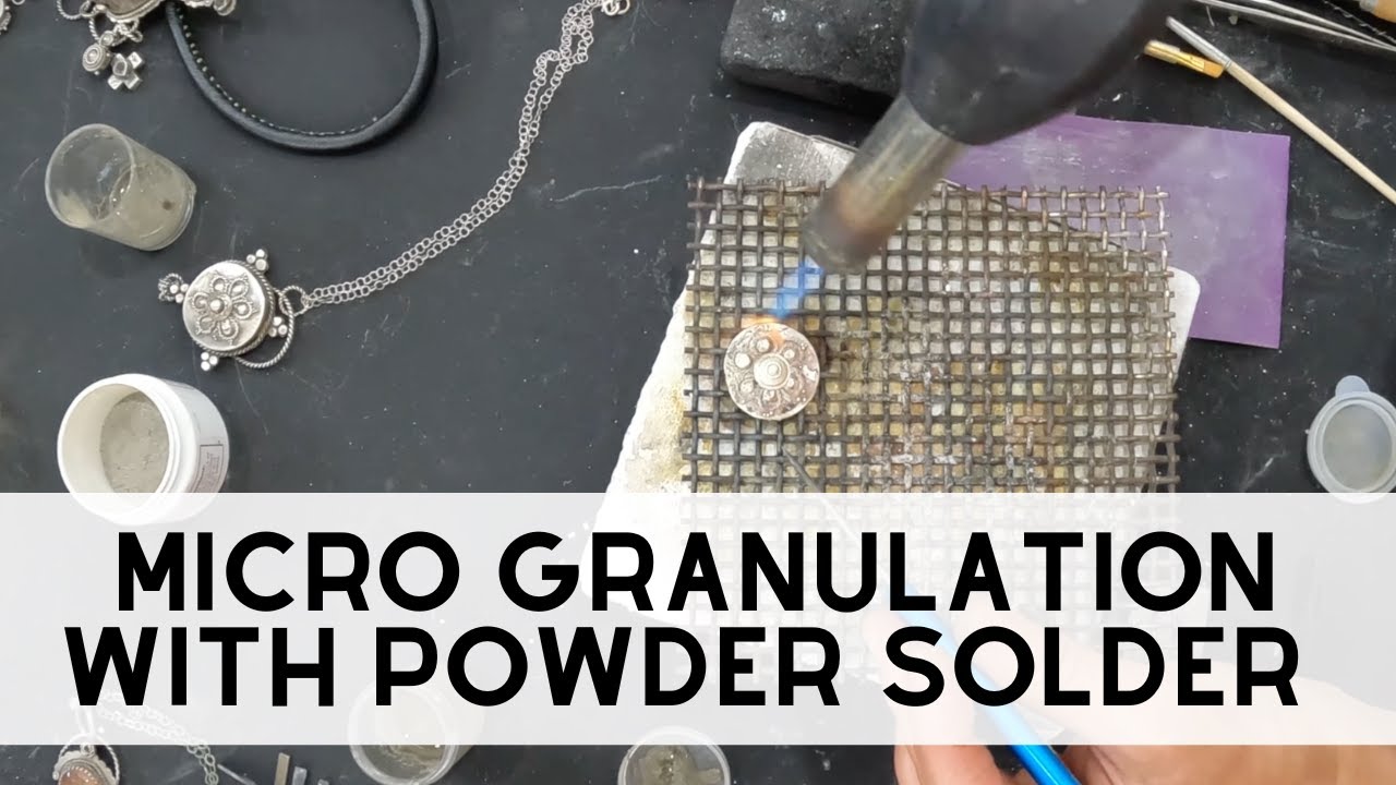 Unfolding Membership - Micro Granulation with Powder Solder - YouTube