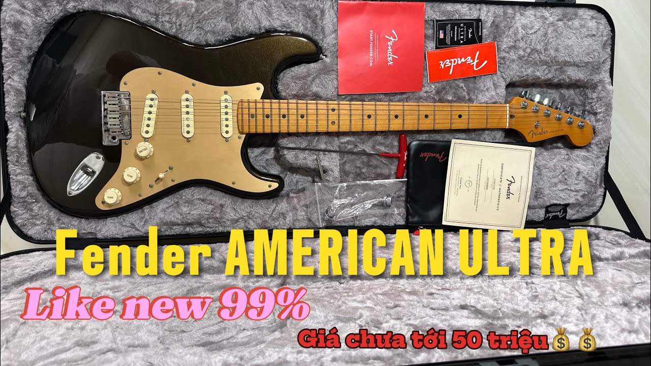 Bán FENDER AMERICAN ULTRA Like new 99% // Giá chưa đến 50tr - YouTube