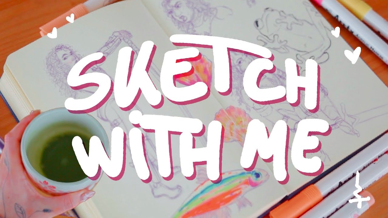 Random Sketchbook Session// OC’s sketchbook spread 🗡️🏰👑 - YouTube