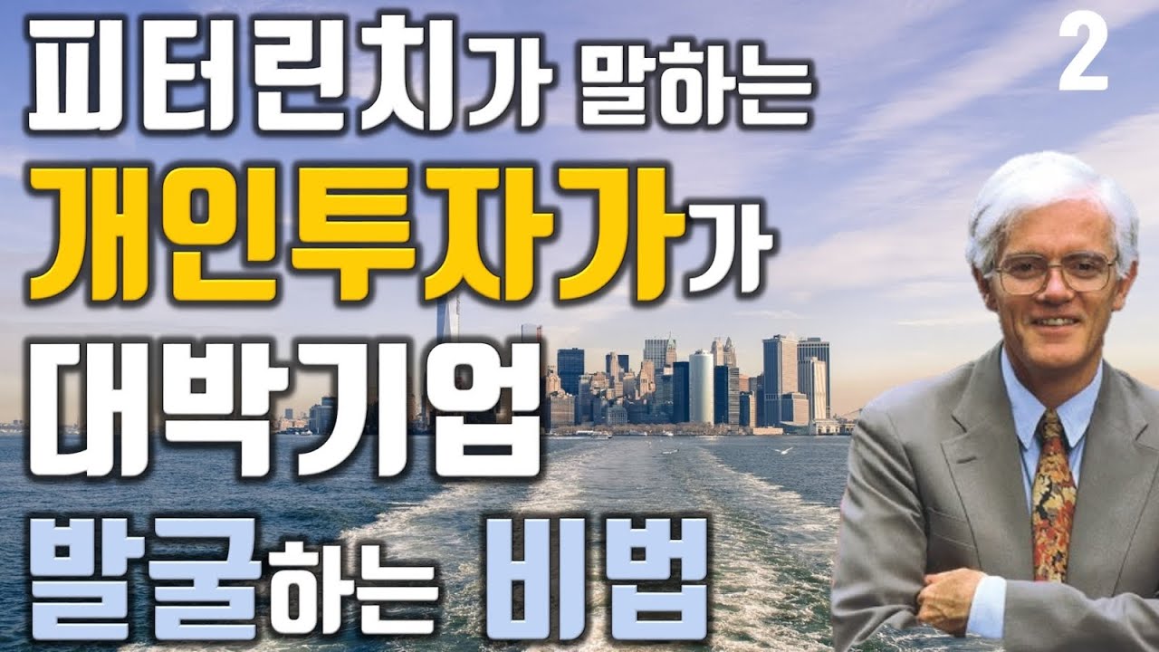 개인 투자가가 대박 기업 발굴하는 방법 전설로 떠나는 월가의 영웅 피터린치 주식주식 책투자재테크 세상의 모든 책들