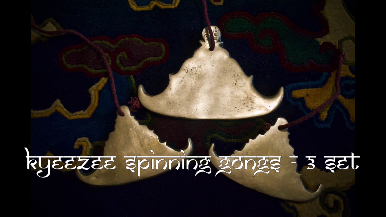 Kyeezee or Burmese Spinning Gongs - Set of 3 - Silence In Sound - YouTube