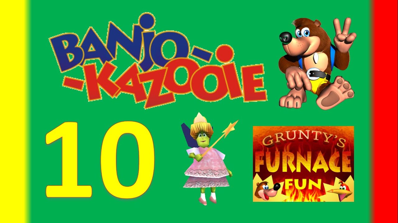 Banjo Kazooie - Grunty's Furnace Fun - 100 jiggys - YouTube