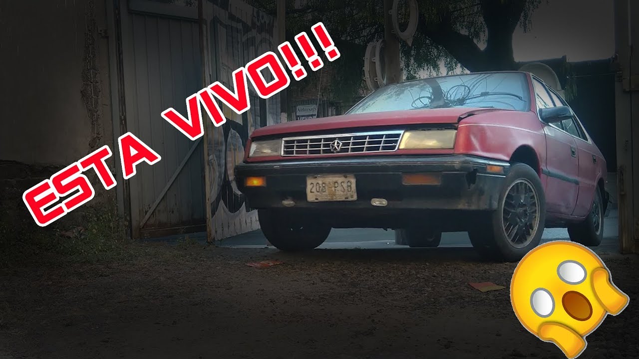 Por fin manejo mi coche proyecto! - Chrysler Shadow 1989 - YouTube