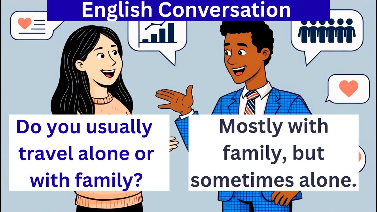 Traveling Along With Female || English Conversation Practice - YouTube