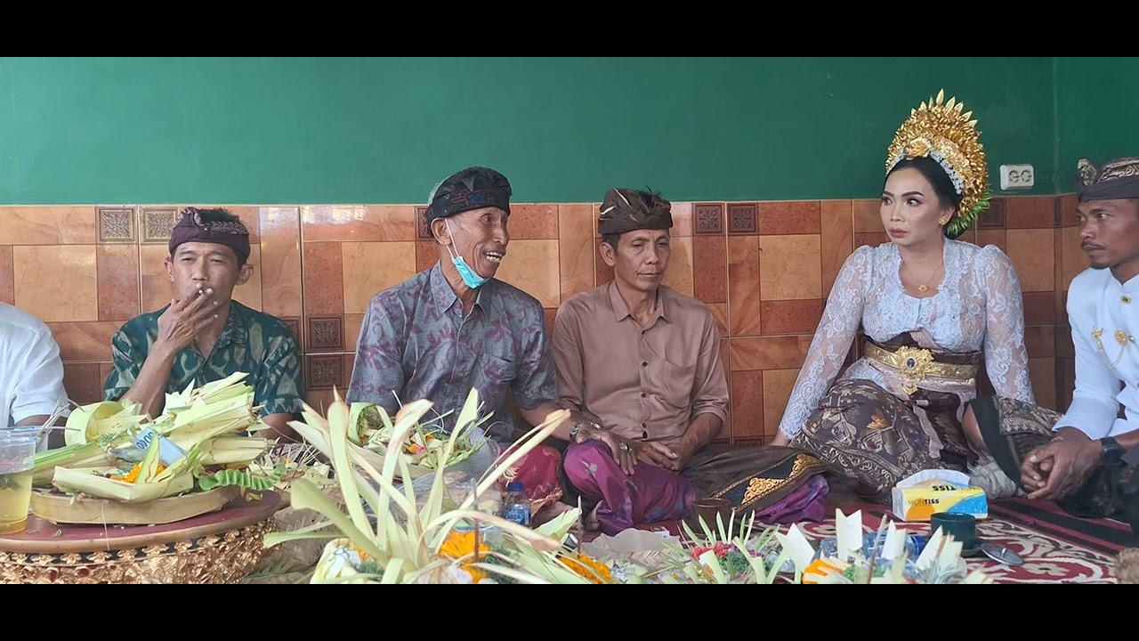 Proses pernikahan / peminangan sederhana Bali - Balinese wedding ...