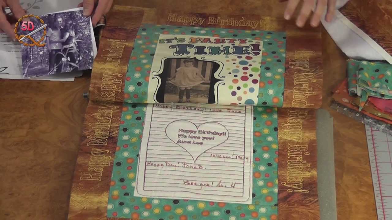 5D™ QuiltDesign Creator: Memory Wall Hanging - YouTube