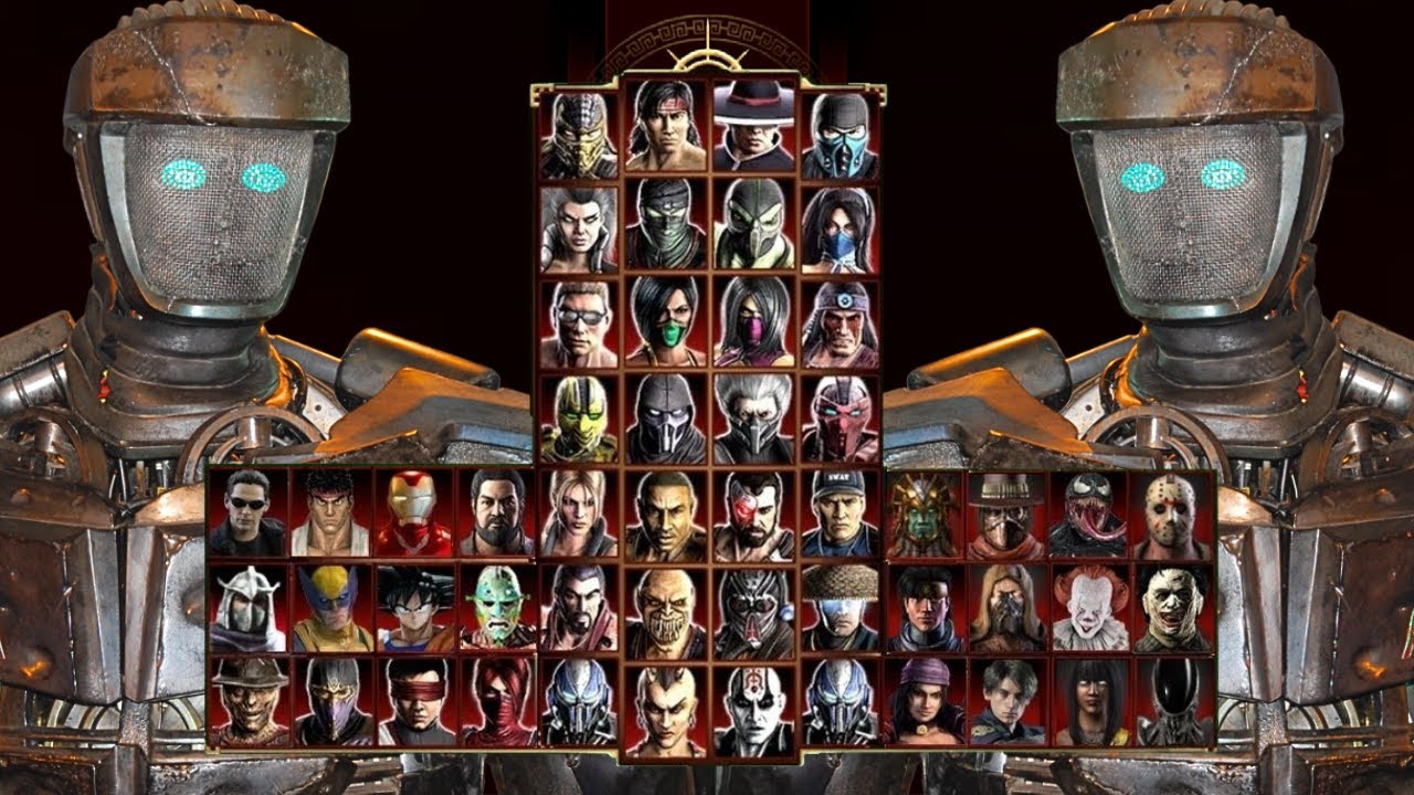 Mortal Kombat 9 - ATOM REAL STEEL MOD - Expert Arcade Ladder - Gameplay ...