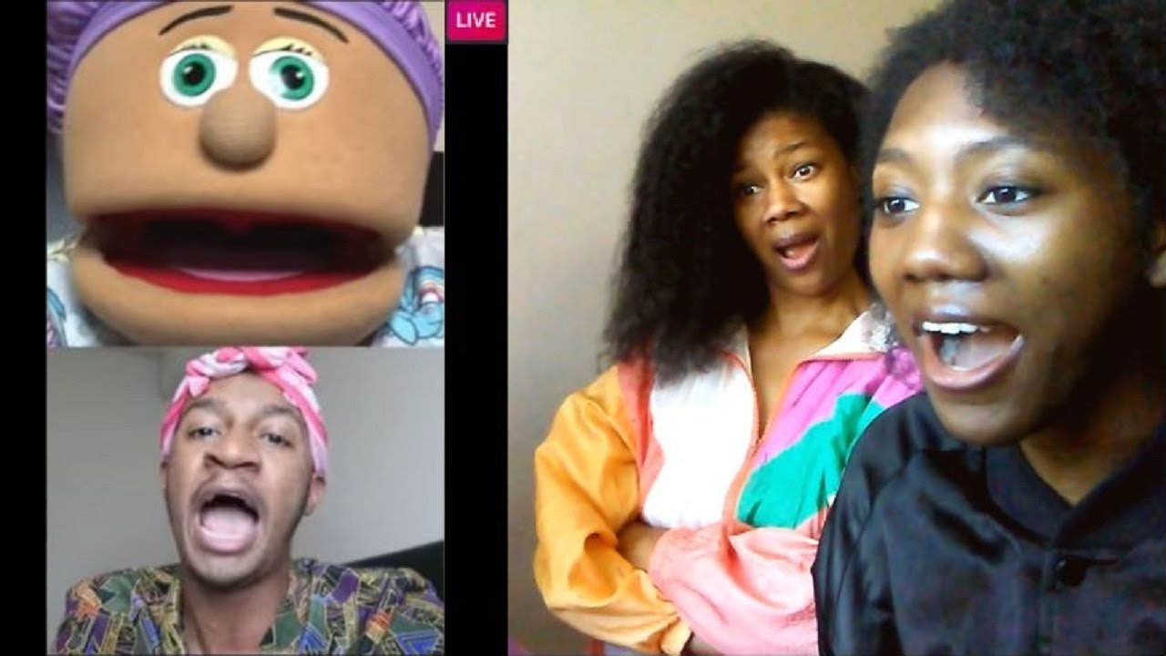 Trey Moe & Keisha Jones Puppet: When Hood Chicks Go Live Reaction ...