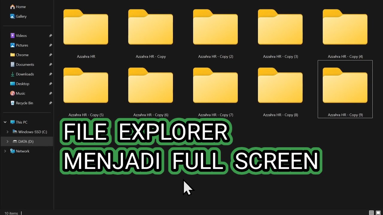 Cara Mengatur Agar File Explorer di Laptop Windows 11 Menjadi Full ...