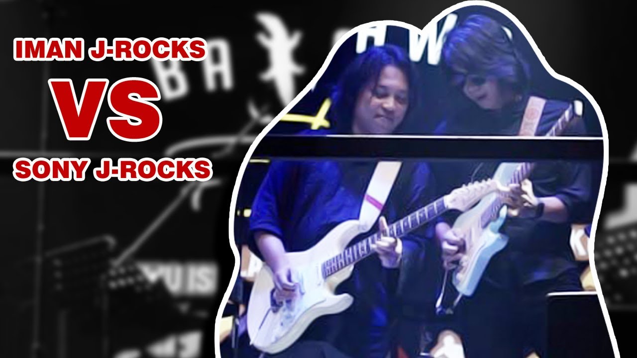 Skill Duo Gitaris Japanese Rock Indonesia | Iman J-Rocks VS Sony J ...