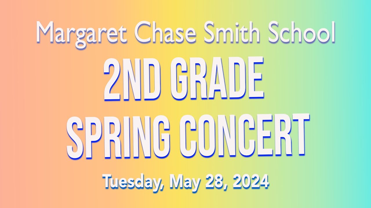 MCS 2nd Grade Concert - YouTube