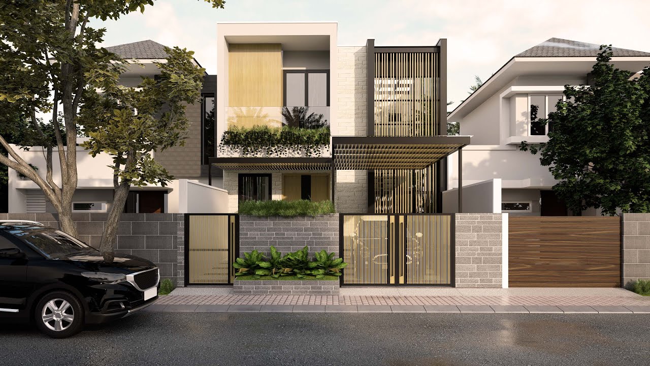 House Design 11 Exterior D5 Render - YouTube