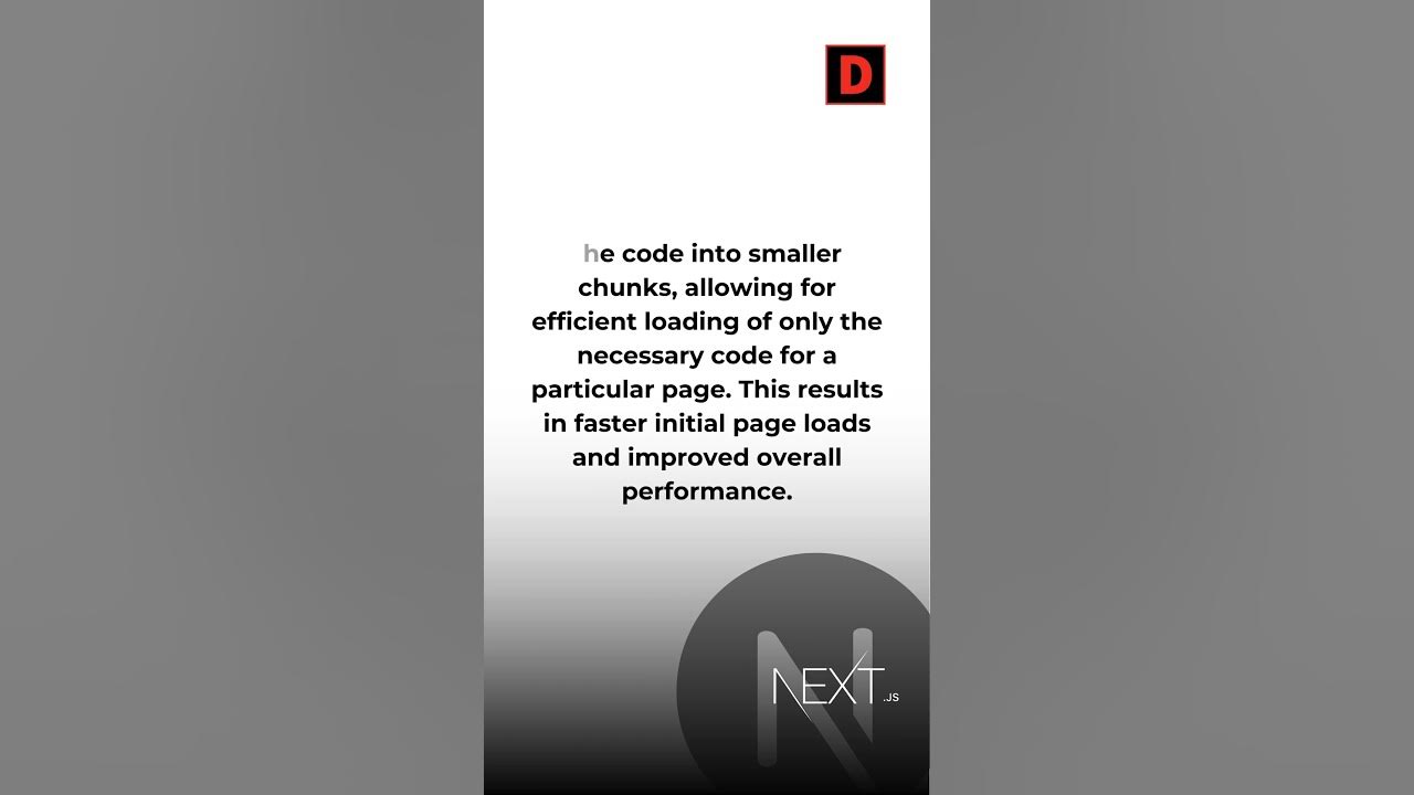 Benefits of Next Js #reactjs #nextjs15 - YouTube