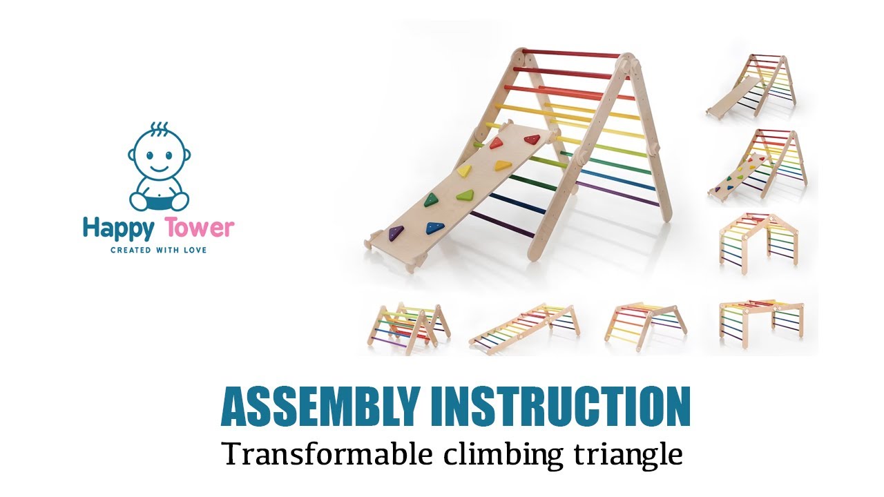 ASSEMBLY INSTRUCTION - Transformable Climbing Triangle - YouTube