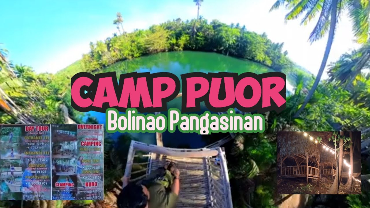 CAMP PUOR | DIY tour and rates | Bolinao Pangasinan | #camping - YouTube