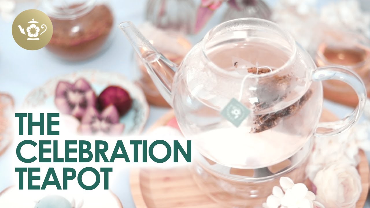 Effortlessly Brew Your Tea using the Celebration Tea Pot by Teabloom ...