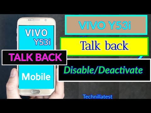 Vivo y53 talkback deactivate_vivo mobile talk back setting disable by ...