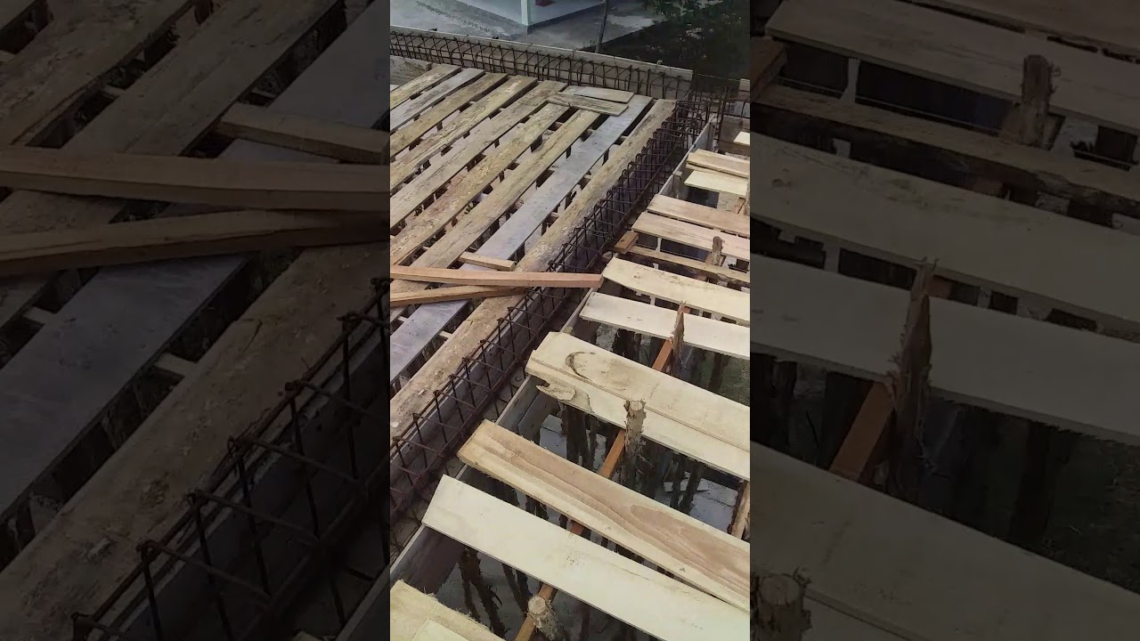 Cara perakitan bekisting dak lantai 2 - YouTube
