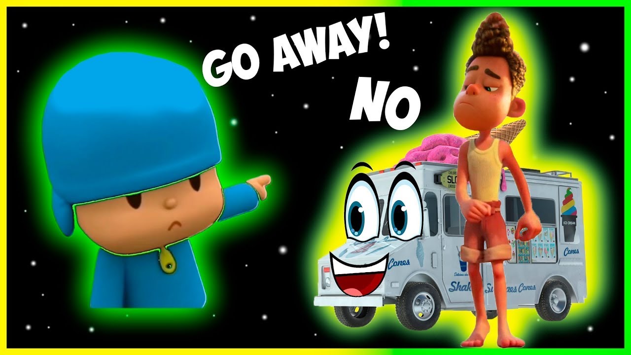 7 Pocoyo "GO AWAY!" and Luca "NO" SOUND VARIATIONS IN 40 SECONDS - YouTube