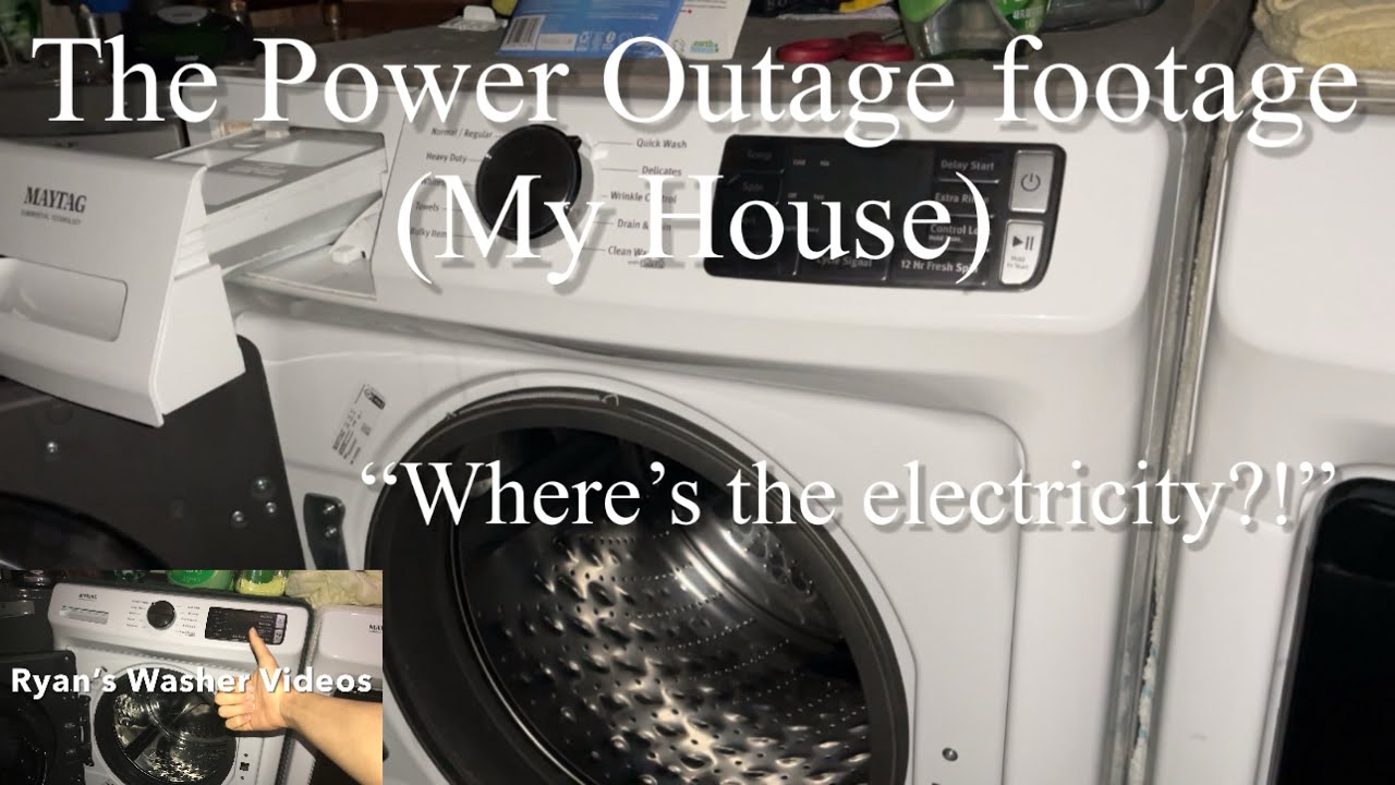 The Power Outage footage (My House) - YouTube
