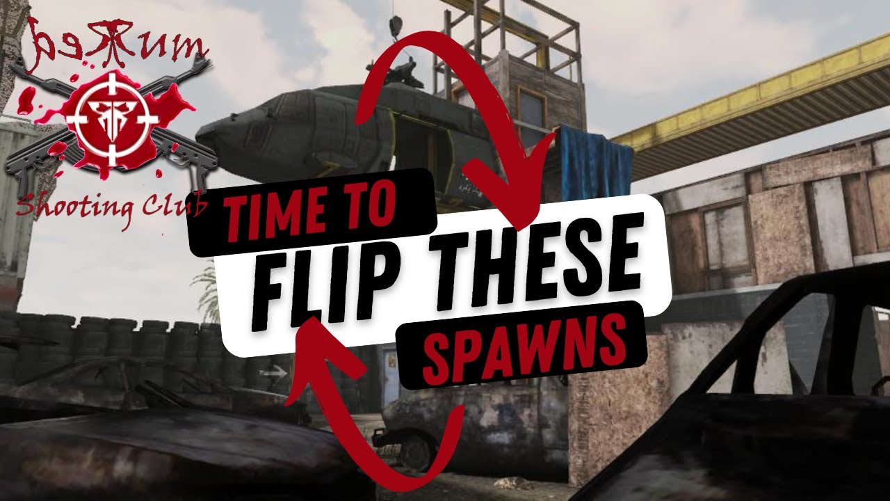 Time to flip Spawns Nice and Easy at Shoot House on Contractors VR - YouTube