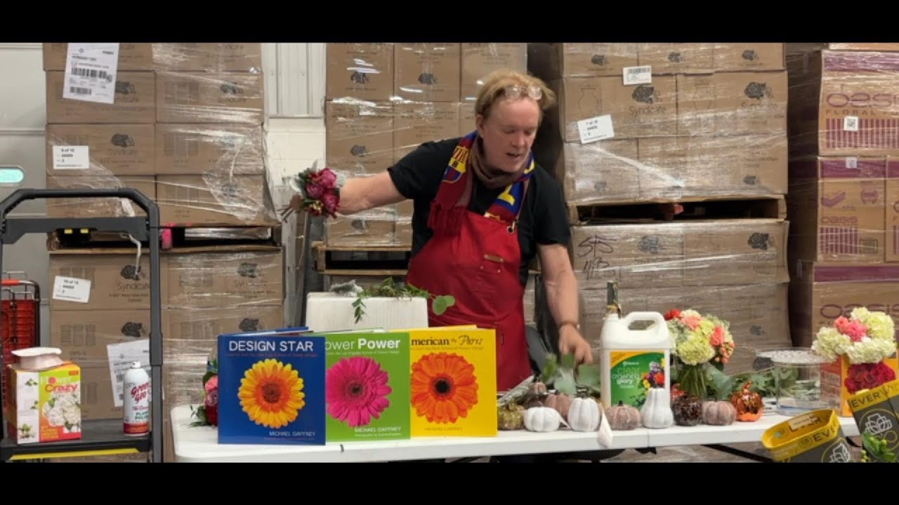 Michael Gaffney: The Flower Guru Shows You How-To's | flowerschool101 ...