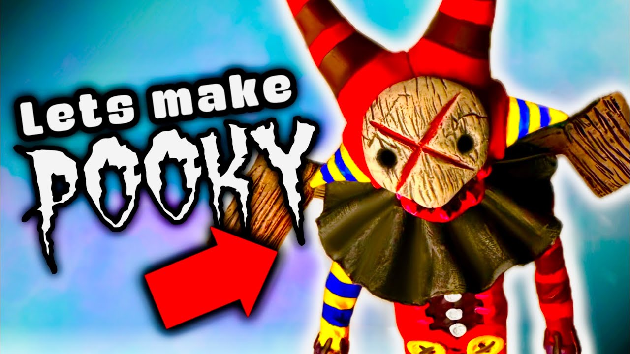 I made POOKY from Imaginary Friend Asylum | Polymer Clay - YouTube